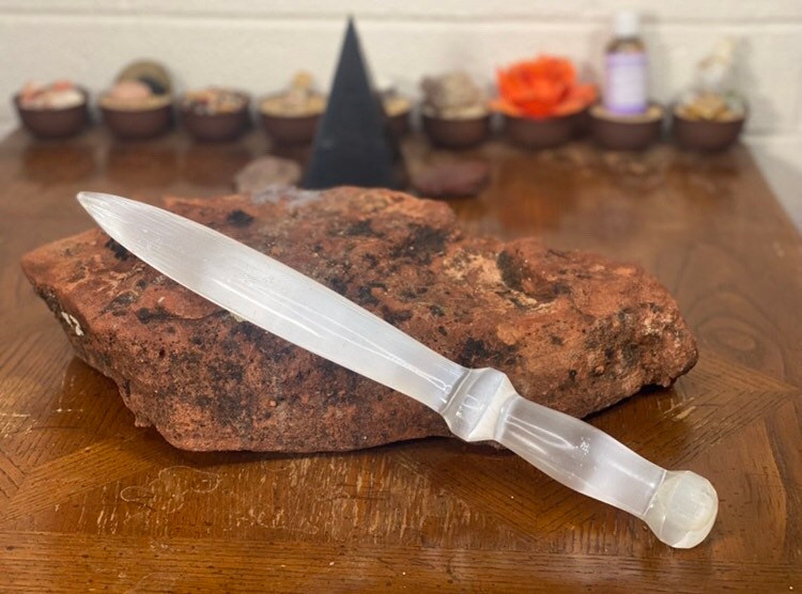 Selenite Sword - Etsy