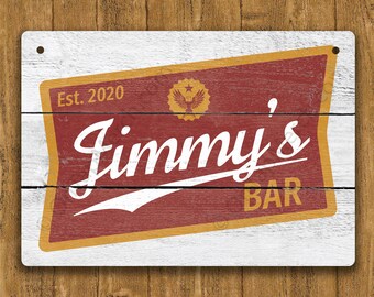 Rusty Bar Sign - Etsy