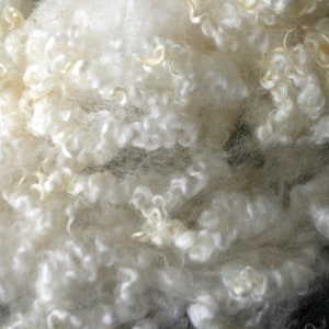 Highly Crimped White Border Leicester Washed Wool for Spinning Felting ...