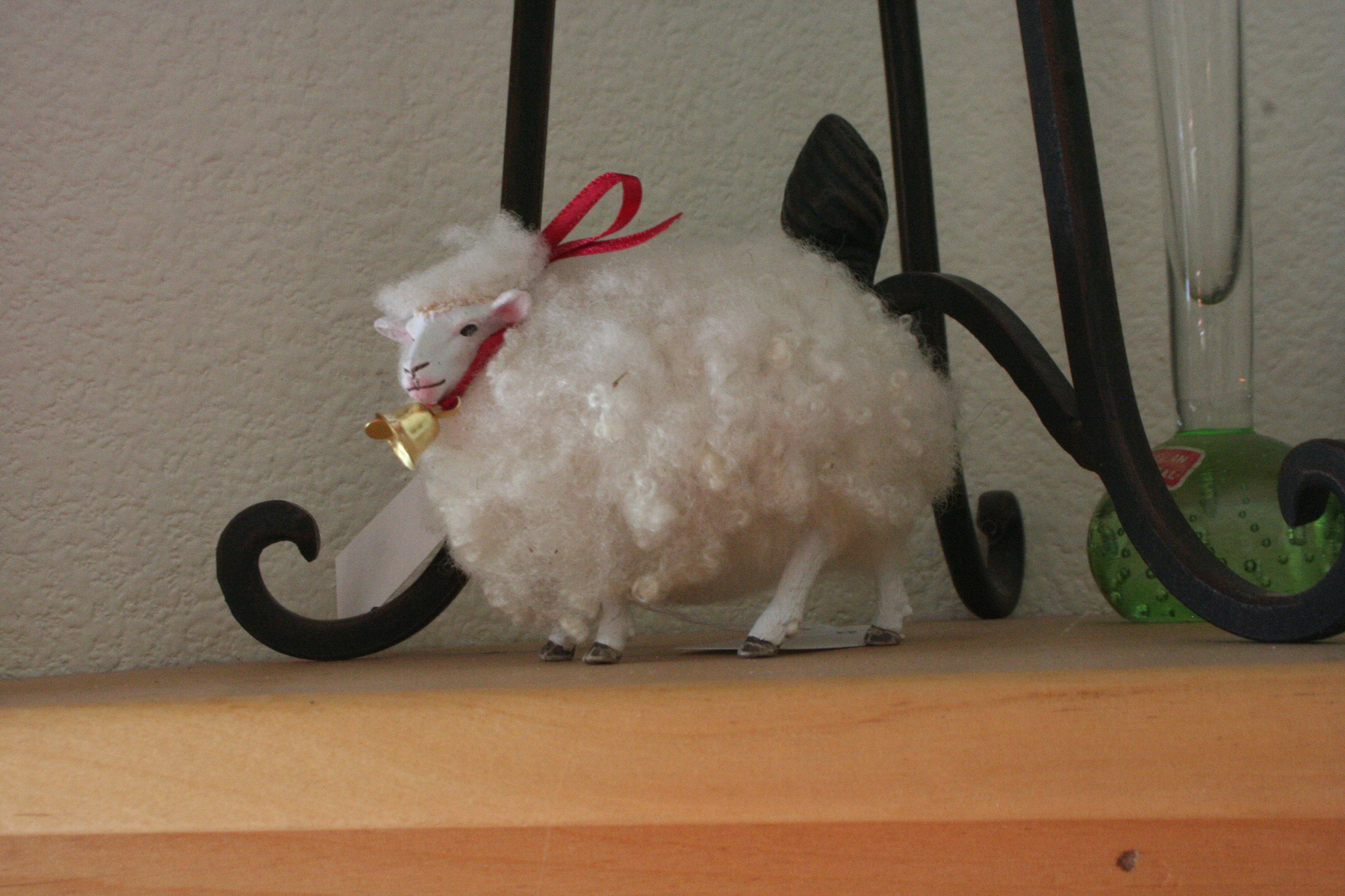 Sheep Decor Sheep Figurine With Needle Felted Wool Merino - Etsy