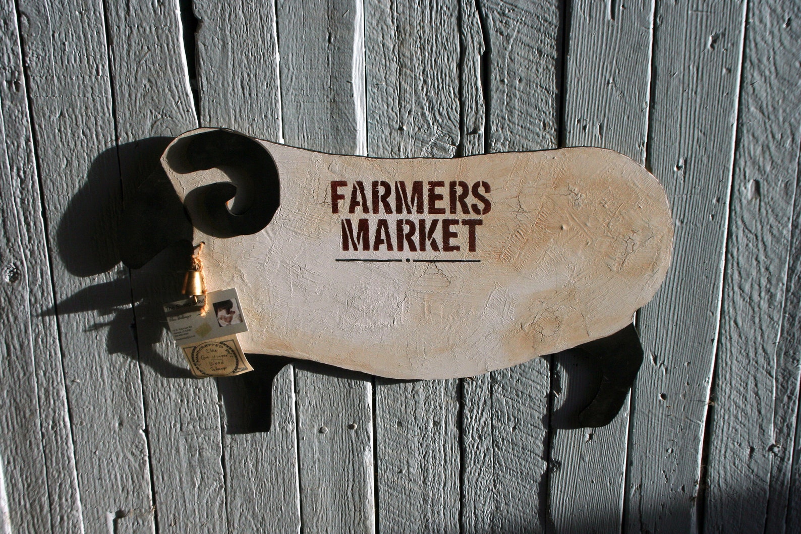 Sheep Decor Sheep Sign Farmhouse Decor FARMERS MARKET Folk - Etsy