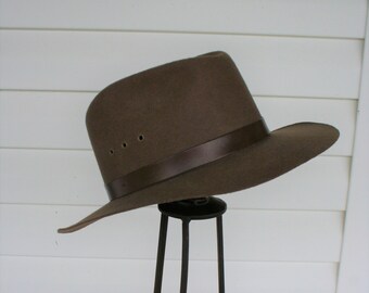 Brown Outback Hat - Etsy
