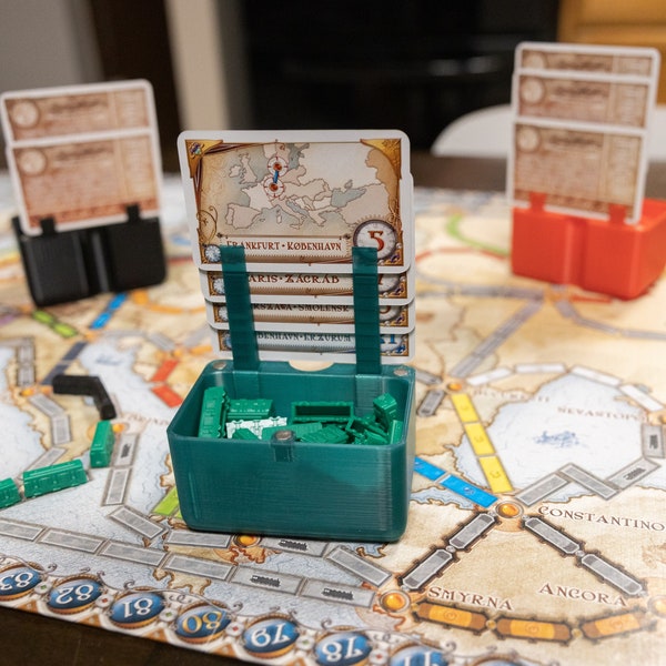 Ticket to Ride Train Pieces - Etsy