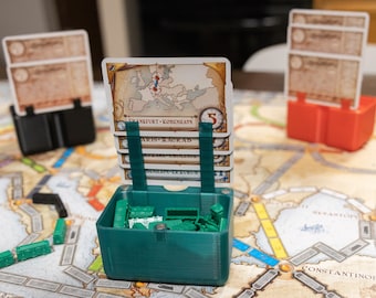 Ticket to Ride Europe Card Deck Holder - Etsy