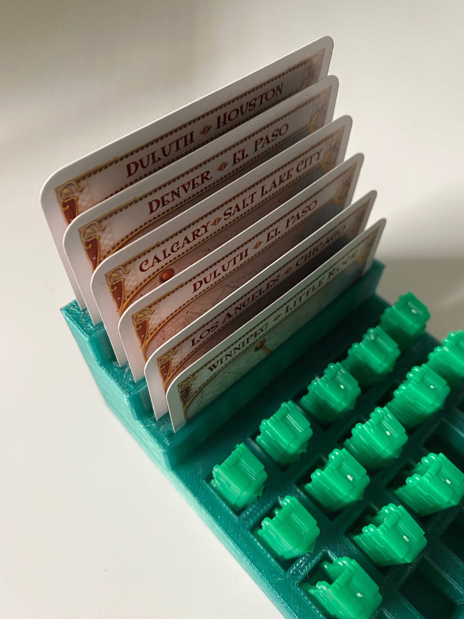 Ticket to Ride Route Card and Train Holder/organizer - Etsy