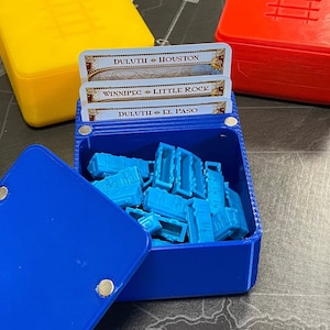 Ticket to Ride Route Card and Train Holder/organizer - Etsy