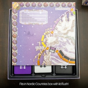IMPROVED Ticket to Ride Train and Route Card Organizer - Compatible ...