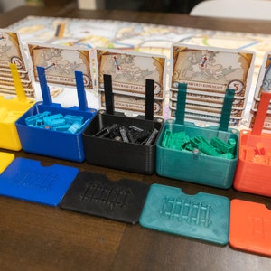 Ticket to Ride Europe Magnetic Card and Train Holder/insert - Etsy