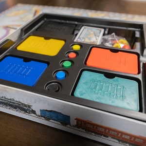 Ticket to Ride Europe Magnetic Card and Train Holder/insert - Etsy