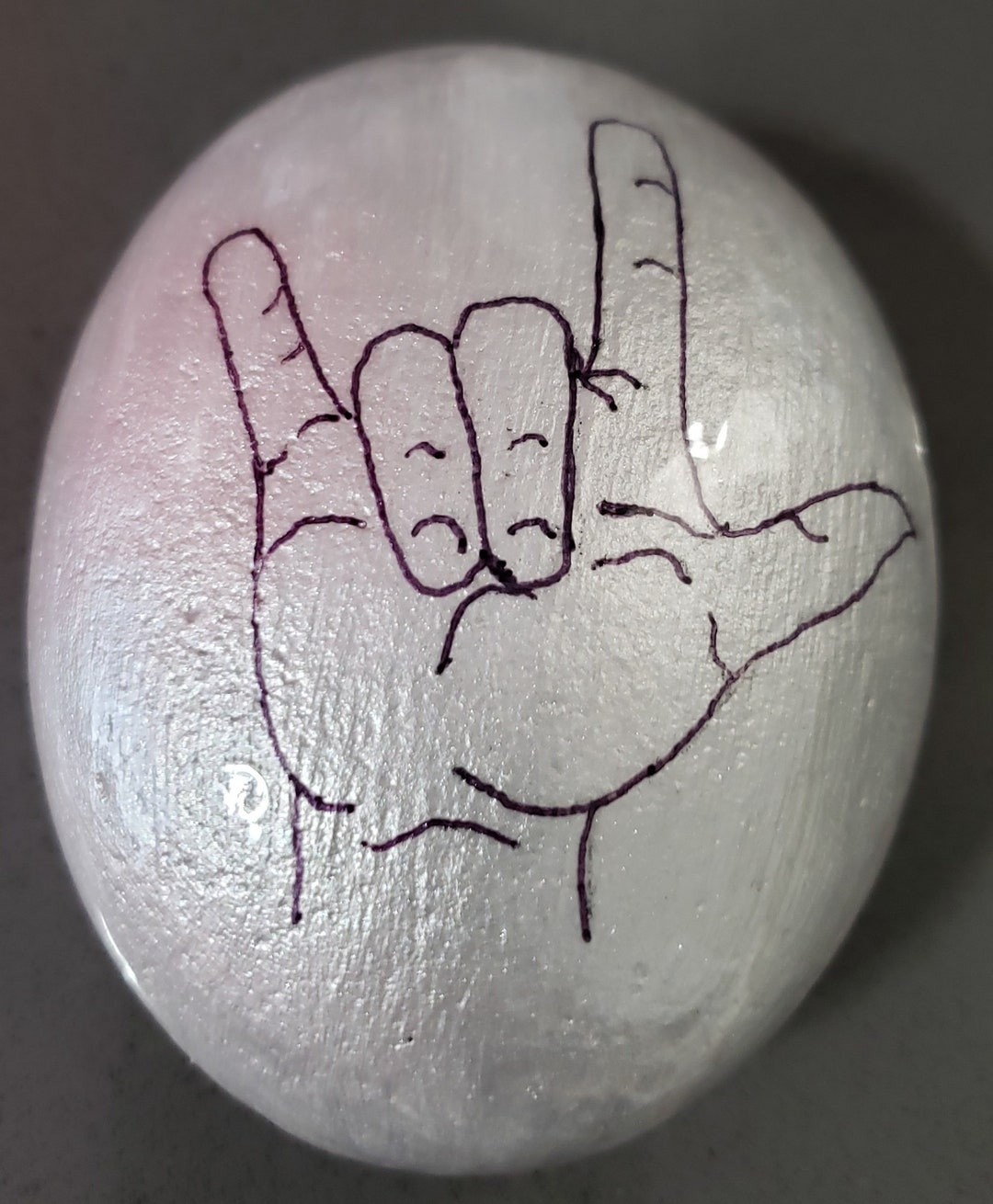 ILY, I Love You in ASL. American Sign Language for the Deaf, Rock Stone ...