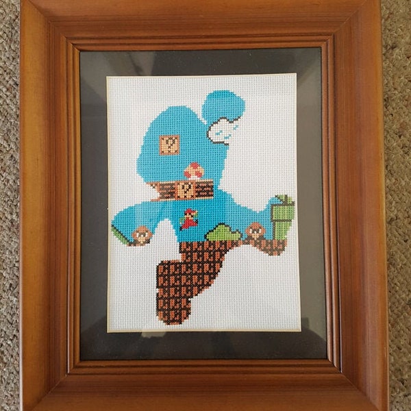8 Bit Cross Stitch - Etsy