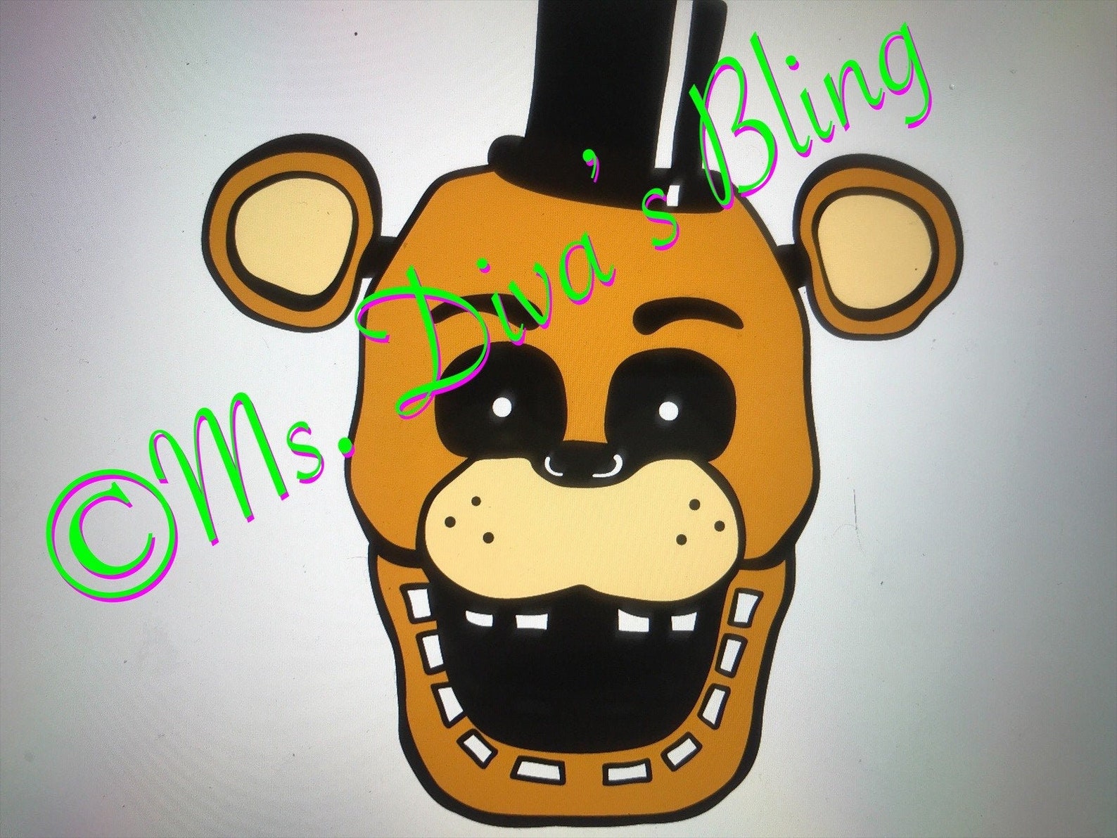 Five Nights at Freddys,freddy Fazbear SVG, FNAF Bear, Cut Files Iron on ...