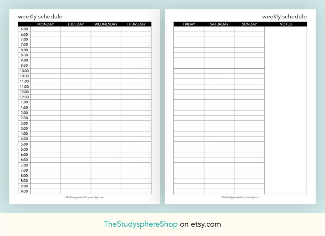 Planner Academic 2020-2021 Printable Student Planner - Etsy