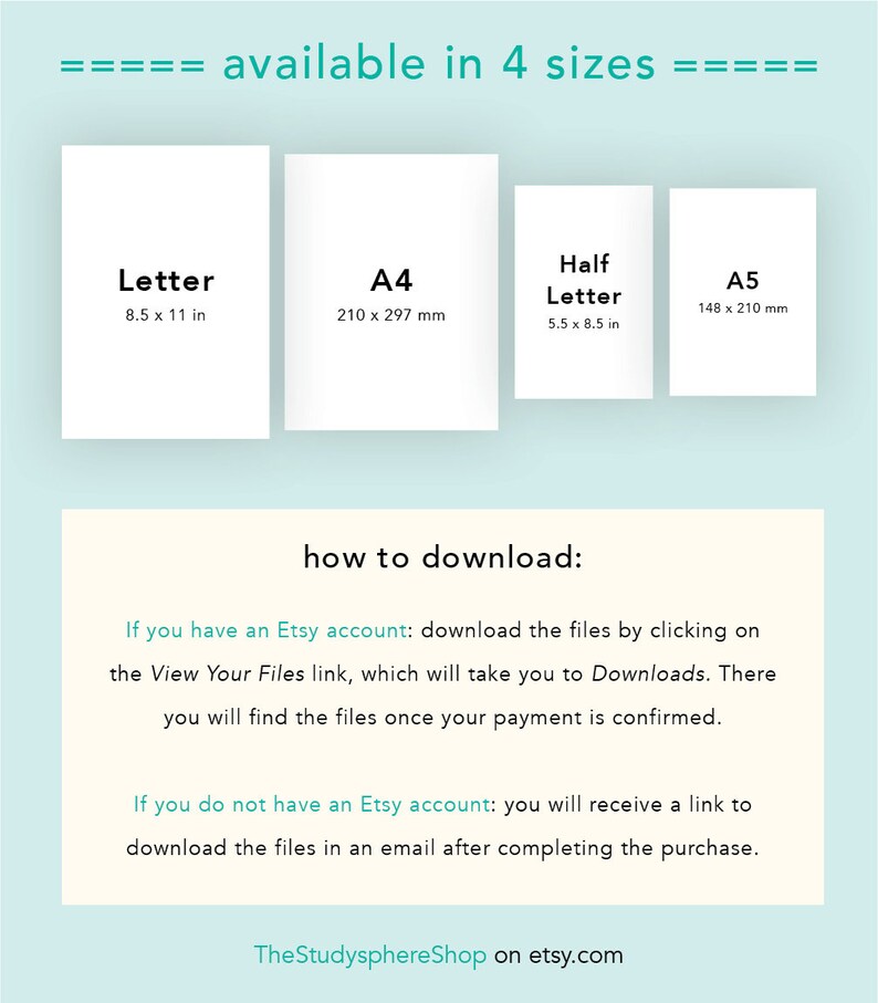 Planner Academic 2020-2021 Printable Student Planner - Etsy