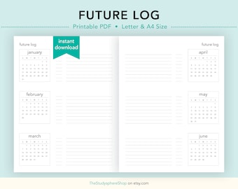 Yearly Overview 2021, Future Log, Year at a Glance, Important Dates ...