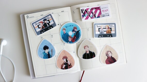 Given Sticker Set 8 Stickers Paper Matte or Weatherproof - Etsy