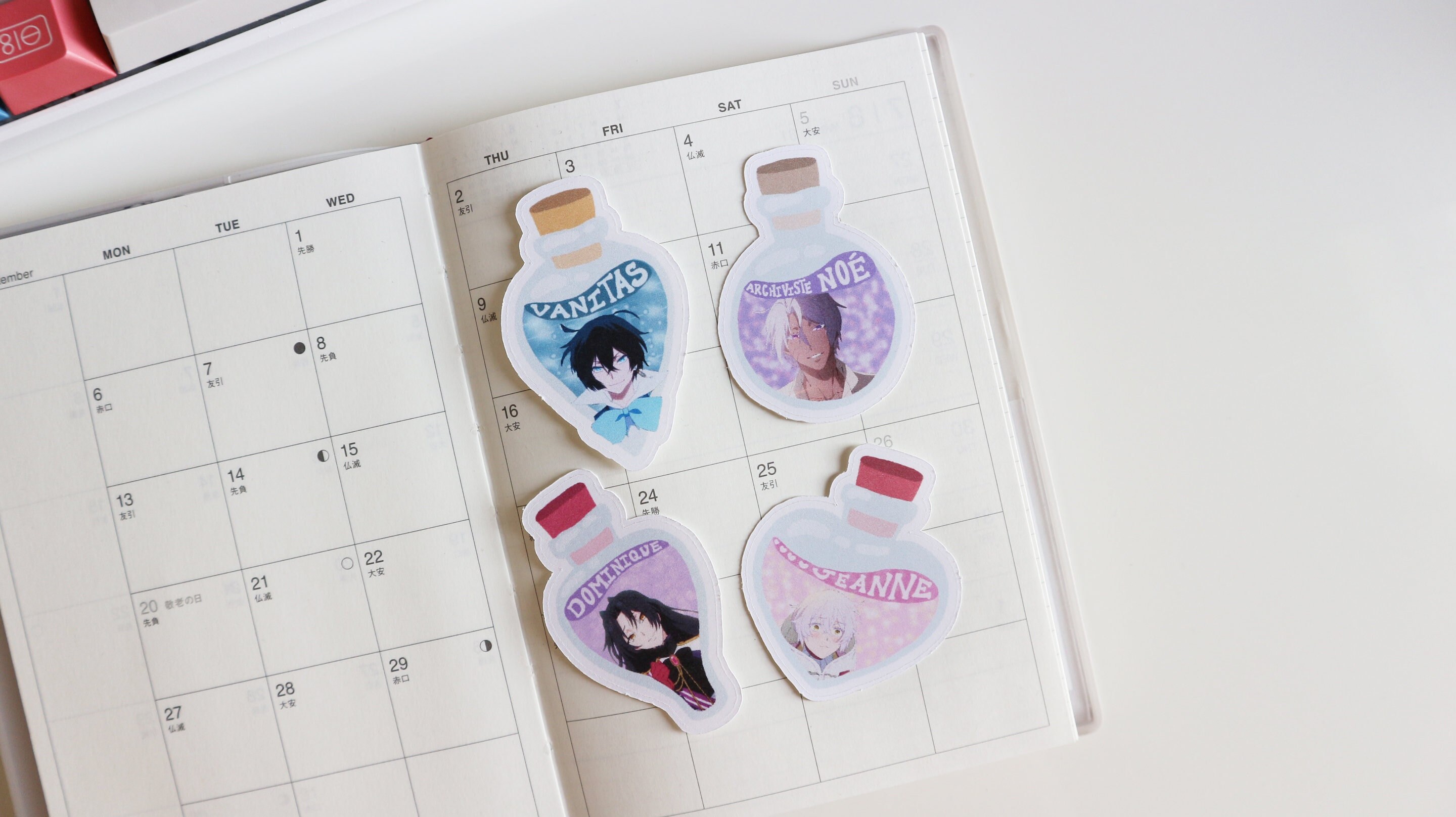 Vanitas Potion Sticker Set 4 Stickers Paper Matte or - Etsy