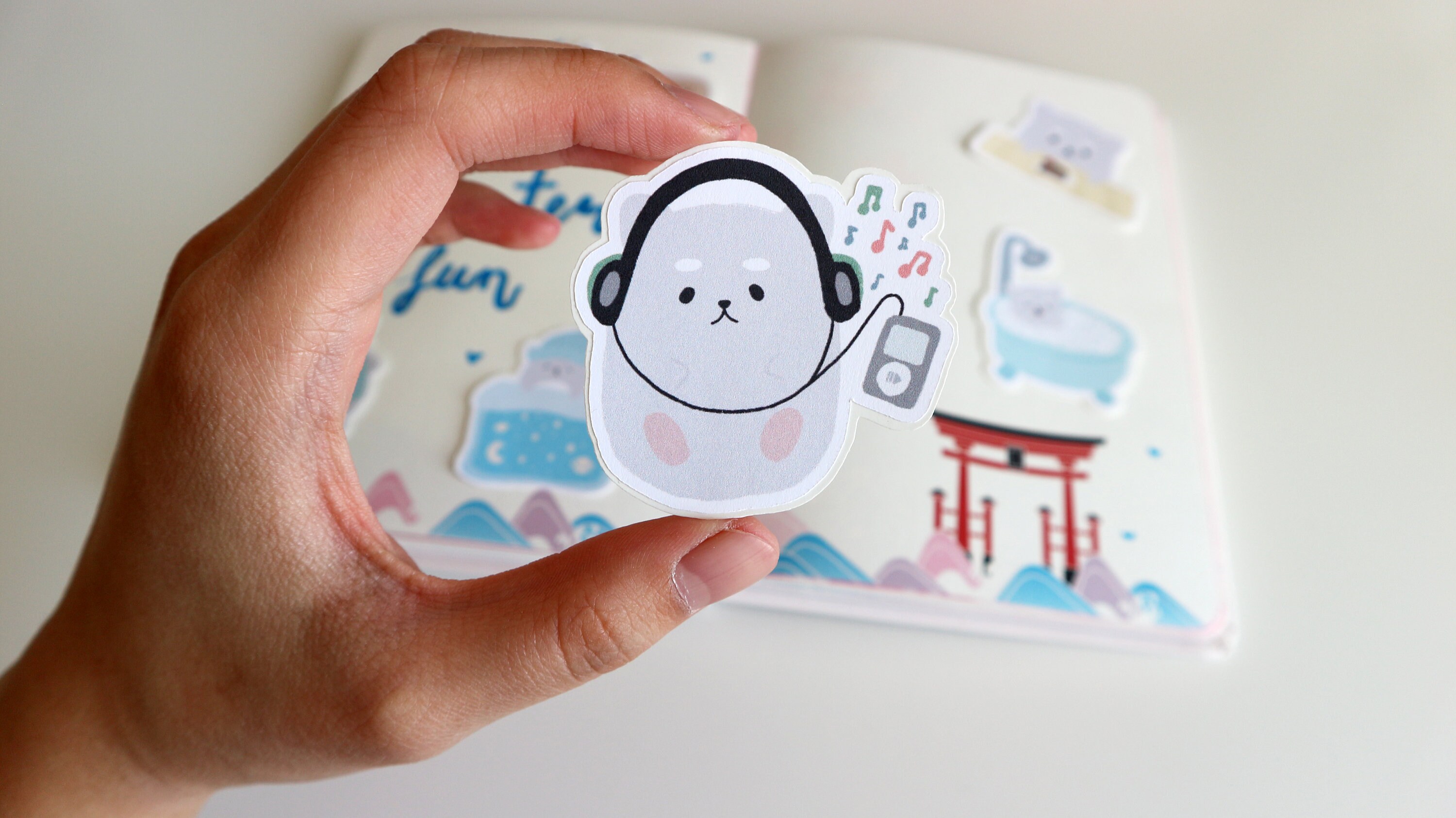 Cute Hamster Sticker Set 8 stickers Daily tasks Kawaii | Etsy