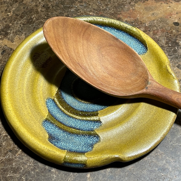 Pottery Spoon Rest - Etsy