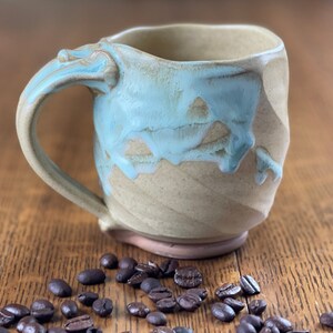 Faceted Tea/coffee Mug in Morning Zen Satin Matte Glaze - Etsy