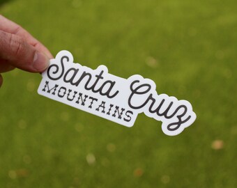 Santa Cruz Mountains Sticker Pack - Etsy