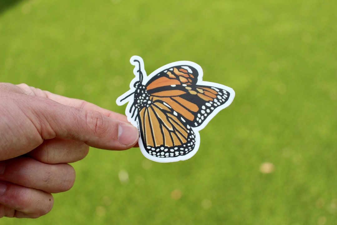 Monarch Butterfly Sticker - Etsy