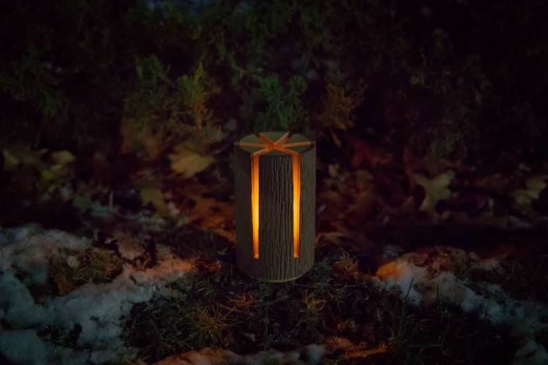 Swedish Fire Log Lamp - Etsy