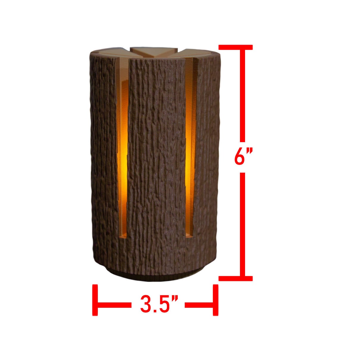 Swedish Fire Log Lamp - Etsy