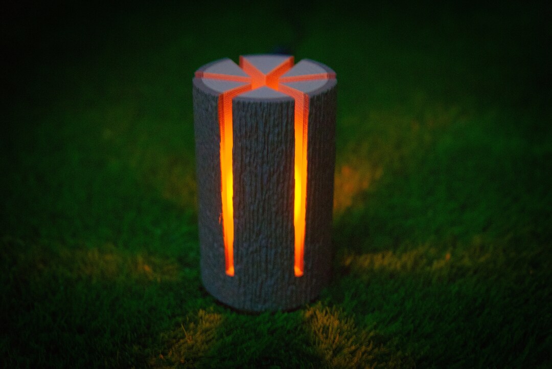 Swedish Fire Log Lamp - Etsy