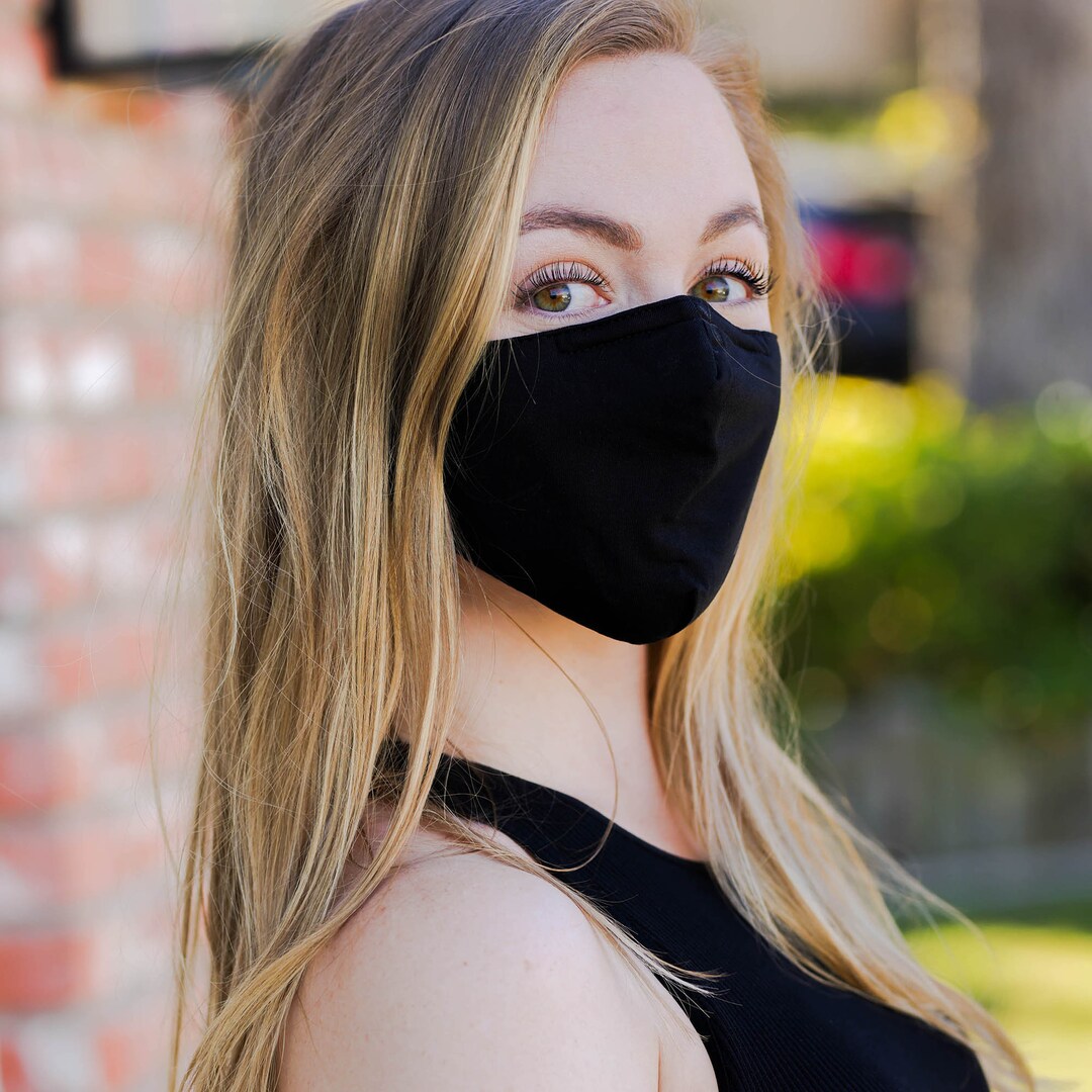 Reusable 3-layer Cotton Nose Wire Mask Pack of 5 Adult Face - Etsy