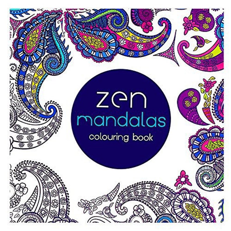 Zen Mandala Coloring Book: Adult Coloring Book for Relaxation | Etsy