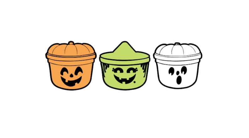 SVG for Cricut or Silhouette Halloween Happy Bucket 90's Boo Meal Witch ...