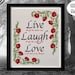 Rob Zombie / Live Laugh Love Parody Cross Stitch Pattern PDF - Etsy