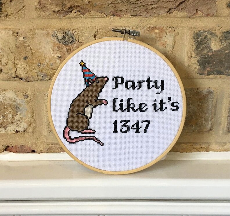 BUNDLE: The Rat Pack Two Rat Cross Stitch Patterns | Etsy