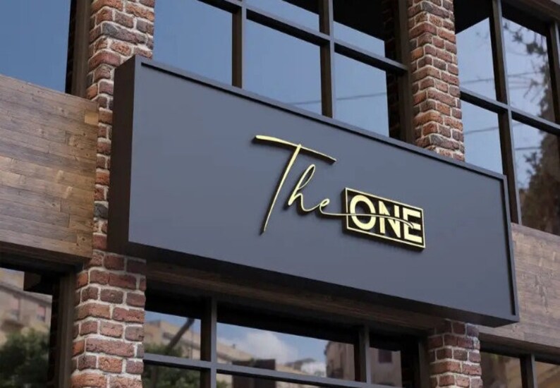 Laser Cut Metal Logo Sign Business Sign Custom Metal Logo Sign Custom ...