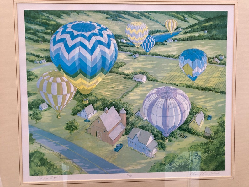 Wonderful William Coombs Limited Edition Lithograph - the View Aloft ...