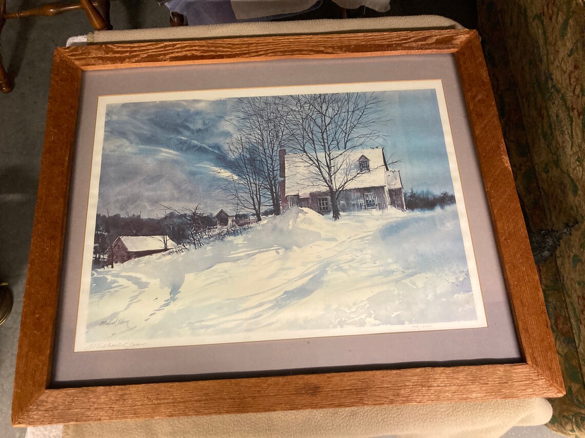 Tennessee Winter by Michael Sloan Signed Numbered Lithograph | Etsy