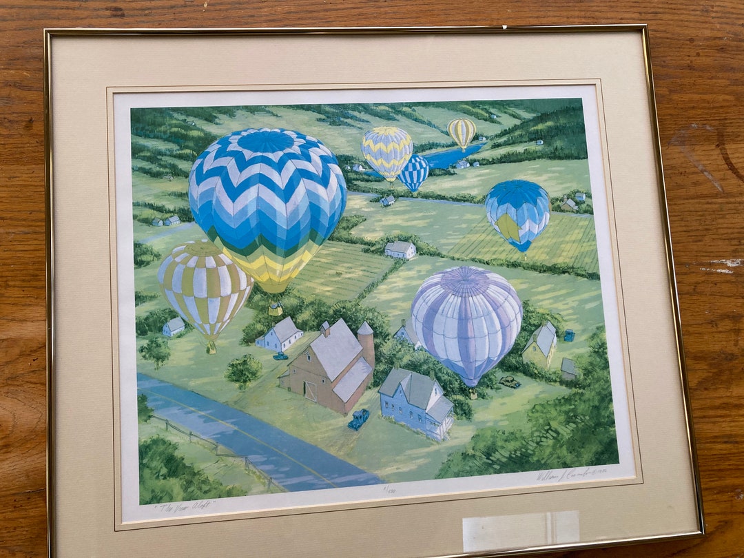 Wonderful William Coombs Limited Edition Lithograph - the View Aloft ...