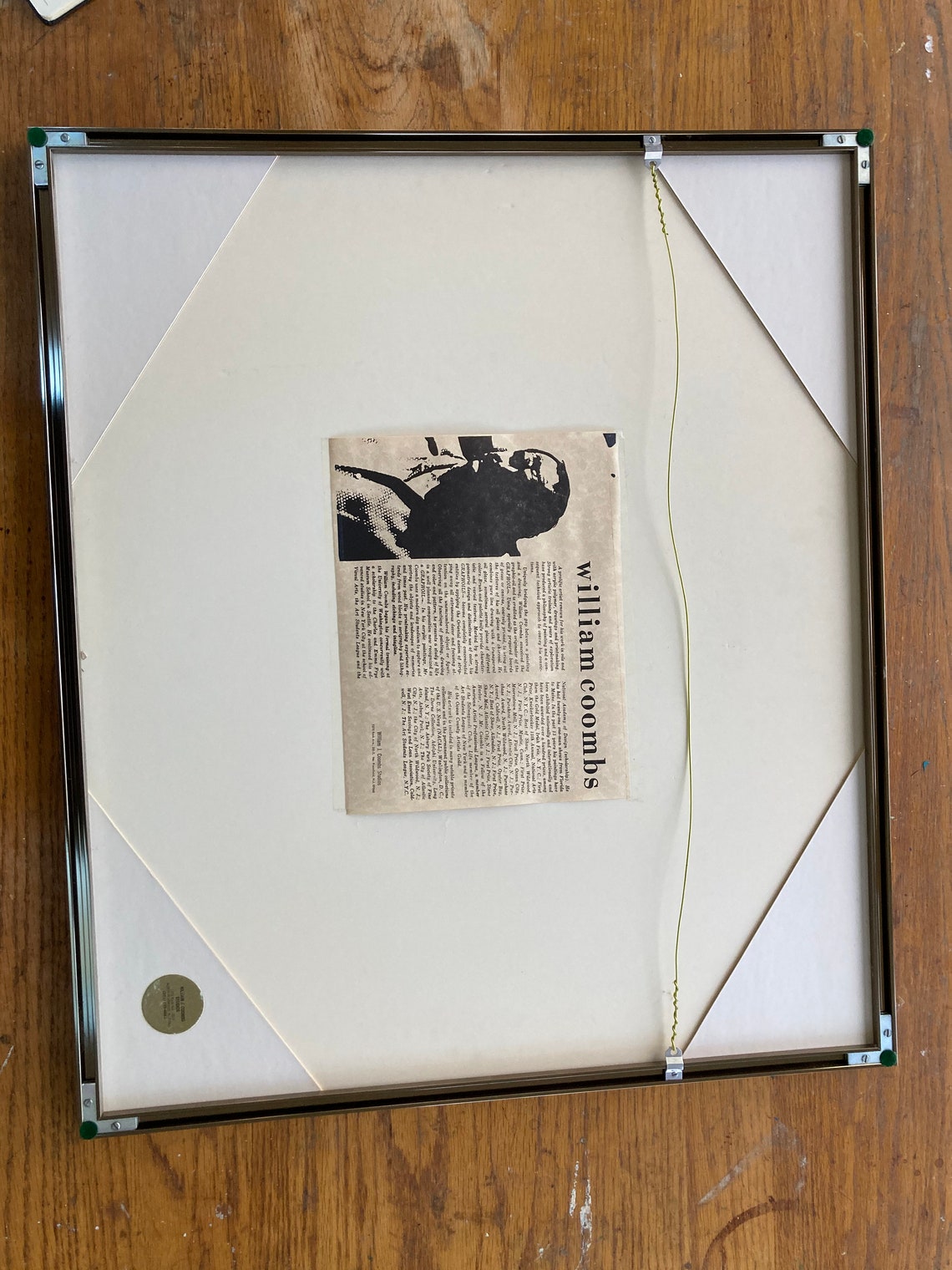 Wonderful William Coombs Limited Edition Lithograph - the View Aloft ...