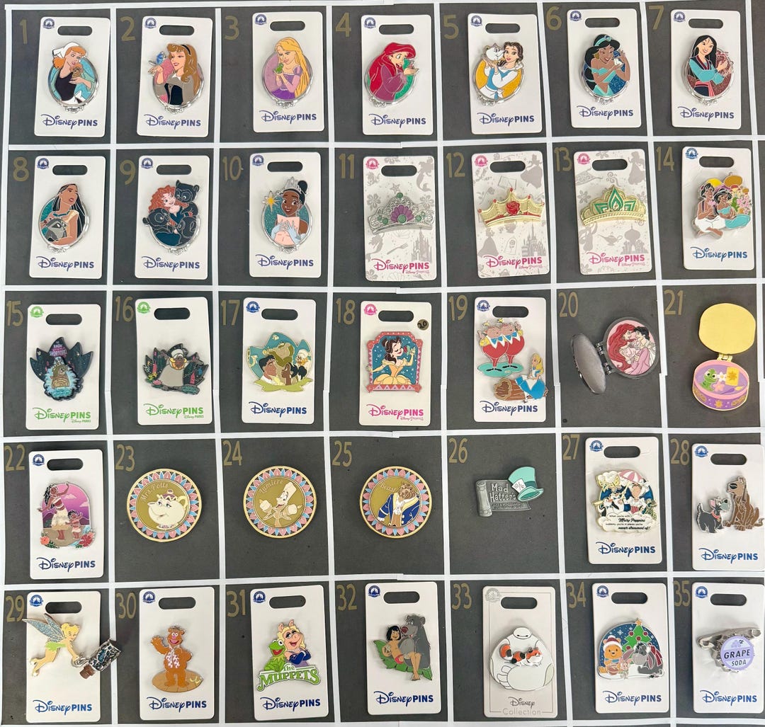 Carded Authentic Disney Pins! Pick a Pin! Disney World N Disneyland ...