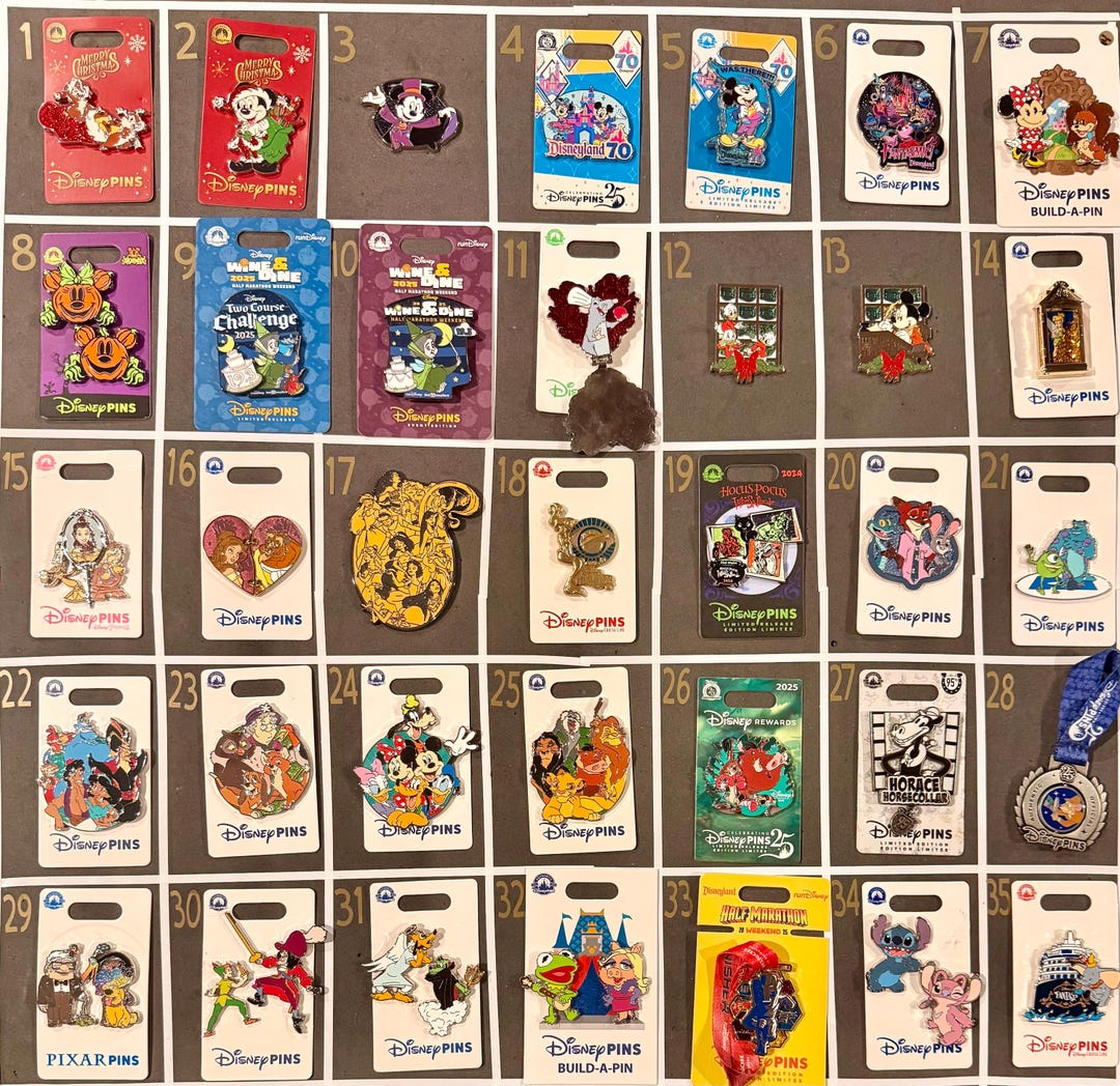 Carded Authentic Disney Pins! Pick a Pin! WDW. Christmas, 70 Disneyland ...