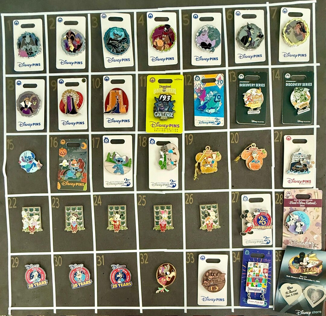 Carded Authentic Disney Pins! Pick a Pin! WDW N Disneyland. Villain ...