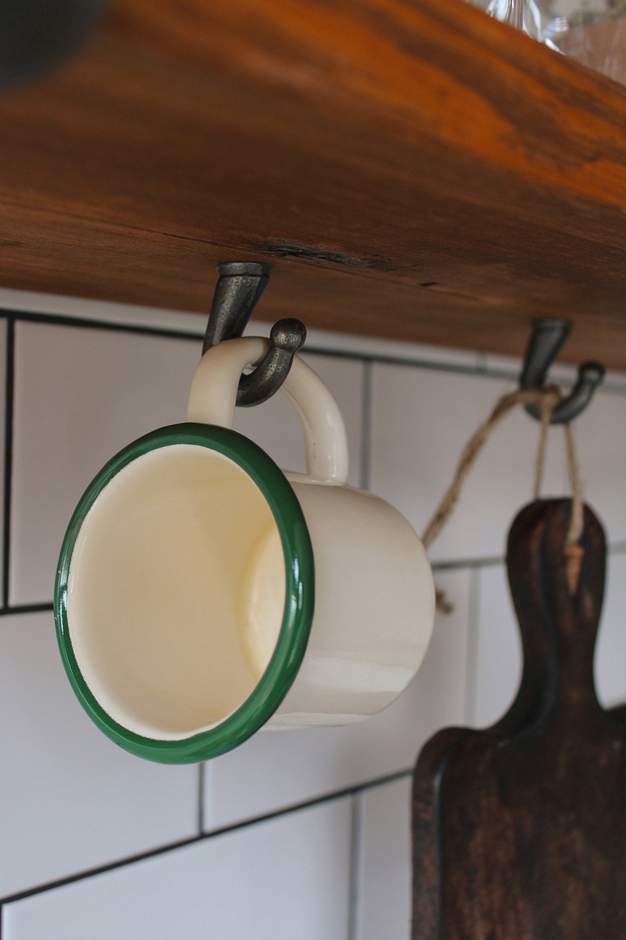 Cast Iron Cup Hooks for Shelf Mug Hooks Cup Hooks Shelf - Etsy UK