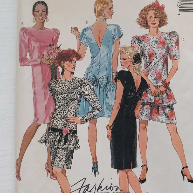 1980s Dress Pattern - Etsy