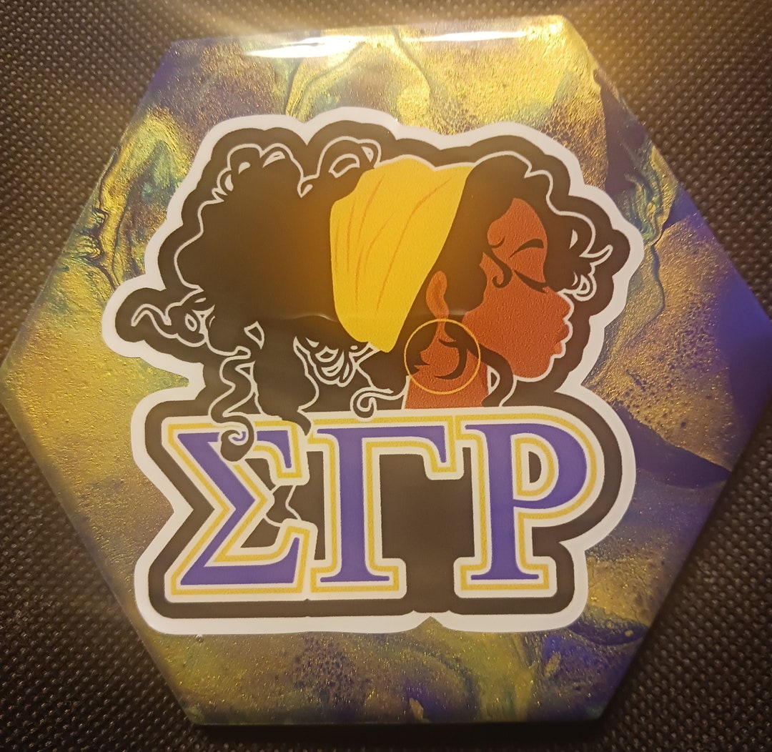 Gamma Rho Custom Coasters - Etsy