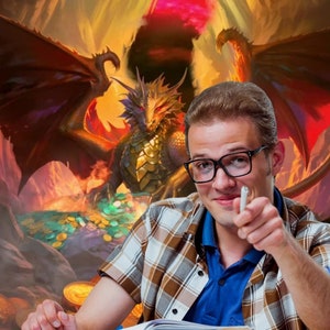 Dragons Lair Animated Zoom Background Online Meeting - Etsy Australia