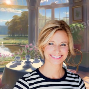 Professional Zoom Background, English Tea Rooms Scene, Teams, Skype ...