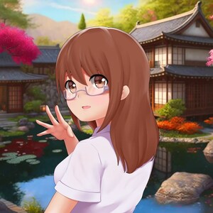 Animated Zoom Background for Vtuber, Student, Teams, Skype, Animated ...