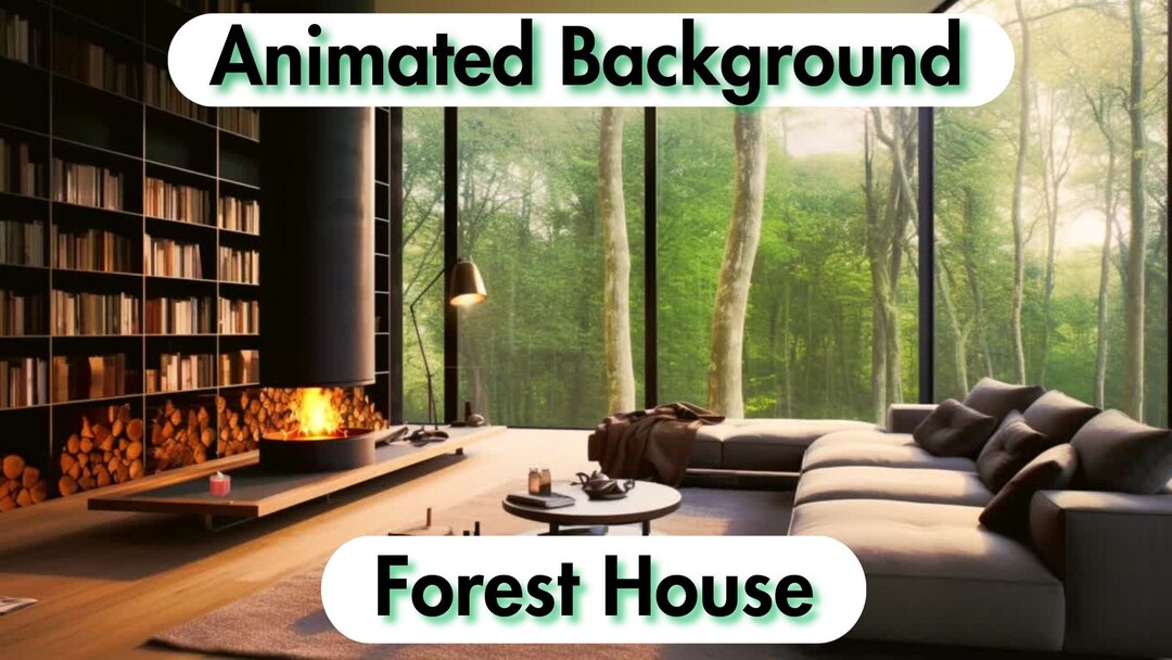 Professional Zoom Background, Teams, Skype, Animated Scene, Stylish ...
