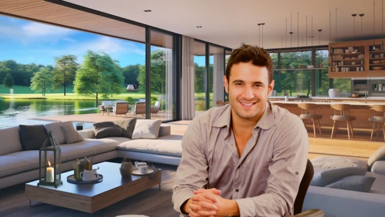 Animated Lake House Zoom Background: Professional Virtual Office (MP4 ...